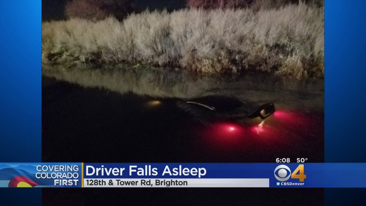Driver Falls Asleep At Wheel, Crashes Car Into River