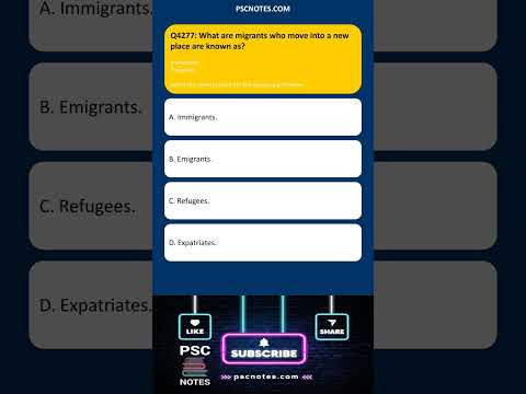 What are migrants who move into a new place are kn