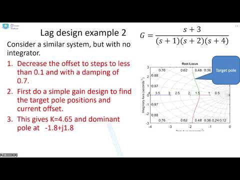 Lead and lag compensation using root-loci