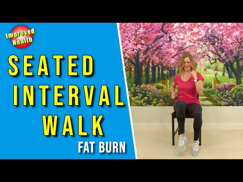 Seated INTERVAL Chair Workout to Boost Metabolism and Lose Fat | Chair Exercises for Seniors