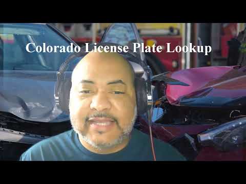 Colorado License Plate Owner Lookup