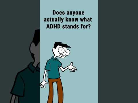 What Does ADHD Stand For? (Animation Meme)