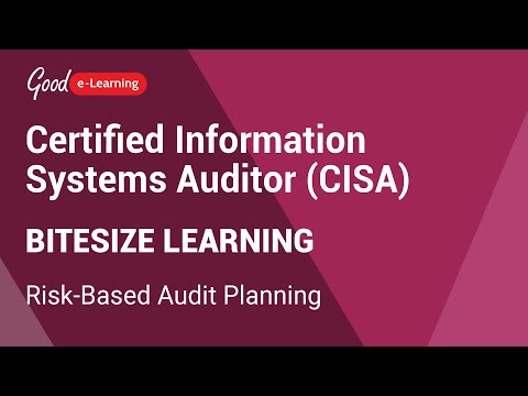 Certified Information Systems Auditor (CISA) Bitesize Learning: Risk-Based Audit Planning