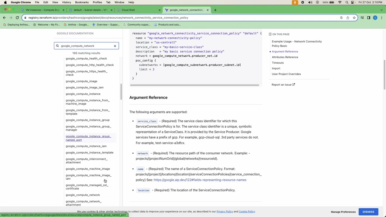 Creating GCP Custom VPC with terraform