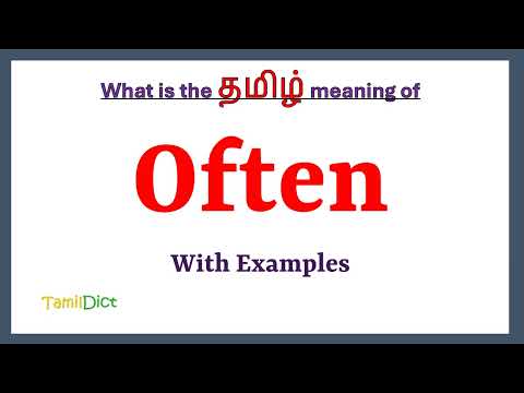 Often Meaning in Tamil | Often in Tamil | Often in Tamil Dictionary |