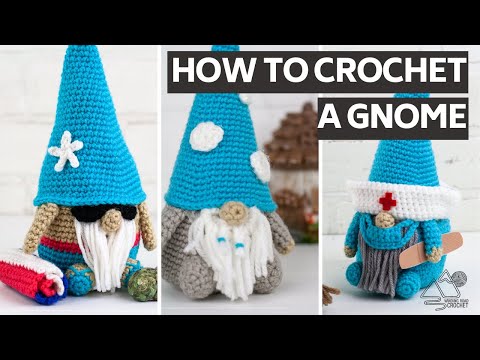 How to Crochet a Gnome: Amigurumi for Beginners: Part 1 The Body