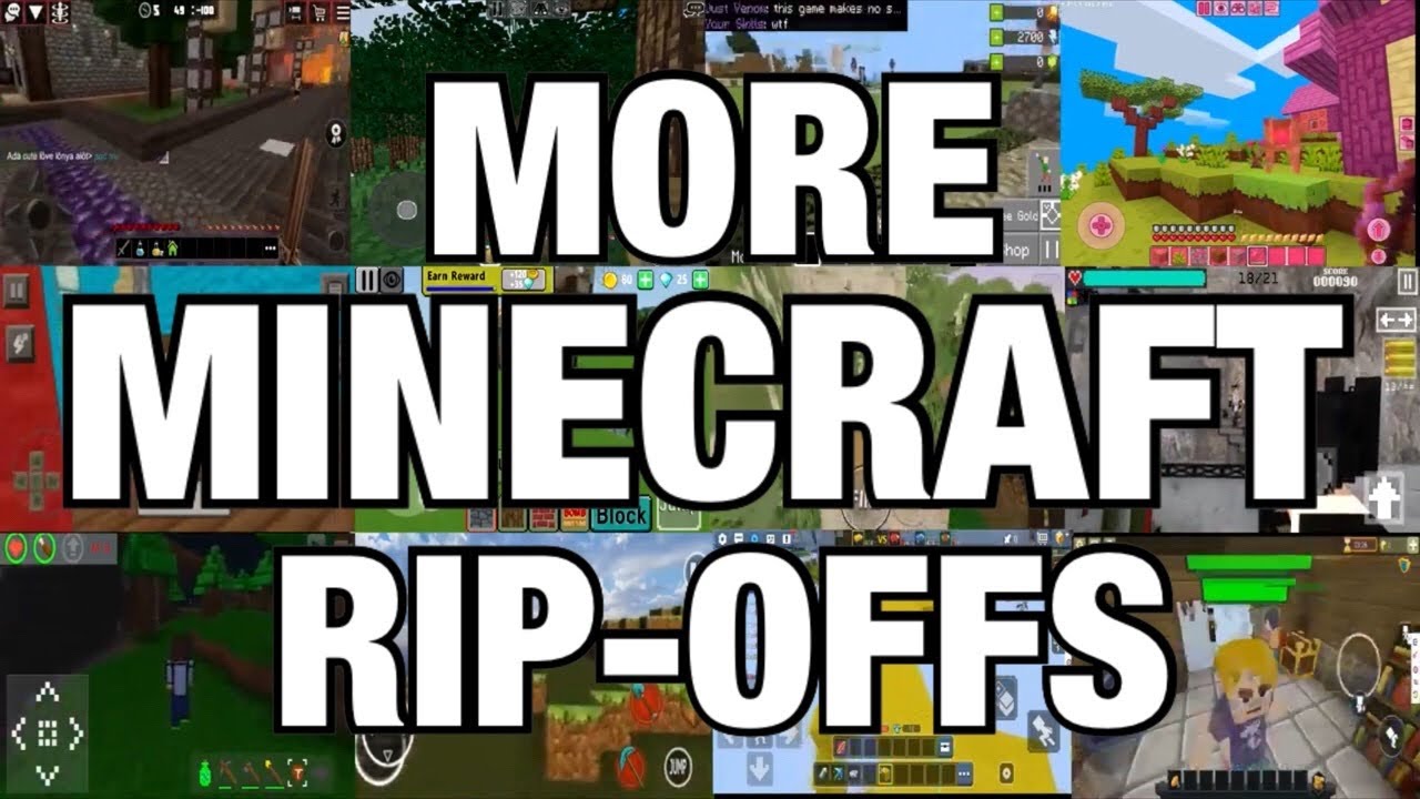 More STUPID Minecraft RIP-OFFS
