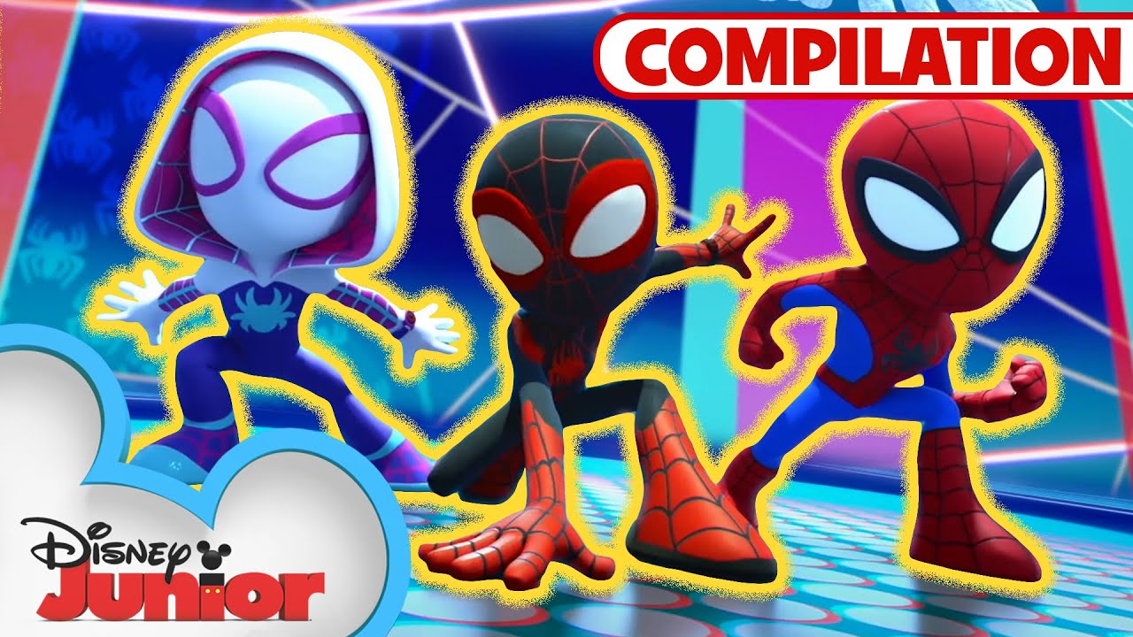 Marvel's Spidey and his Amazing Friends Season 1 Best Moments! | @disneyjr