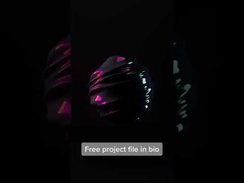 Create this awesome iridescent effect in Cinema4D ✨