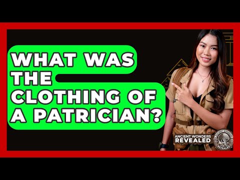 What Was The Clothing Of A Patrician? - Ancient Wonders Revealed