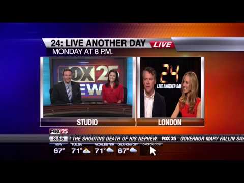 FOX 25 Morning News Interview - Tate Donovan and Kim Raver