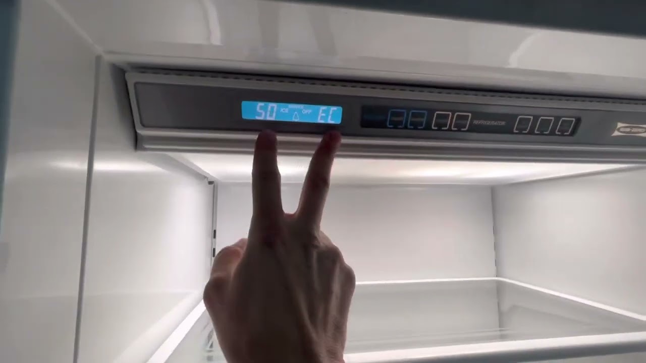 Diagnostic mode and temperature logs on 600 & 700 series Sub-Zero Refrigerators