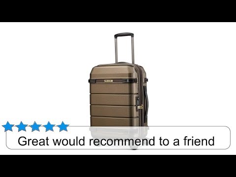 Hartmann Century Carry On Expandable Spinner Carry On Luggage, Bronze MonogramEspresso