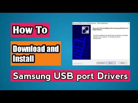 How to install Samsung USB drivers - Install ADB drivers Samsung