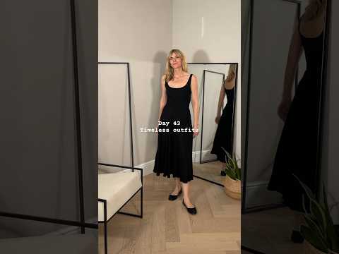A Classic little black dress | Day 43 of timeless outfits