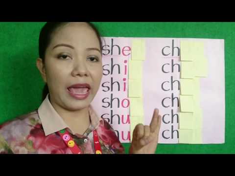 Beginning Letters: The βshβ and βchβ sound
