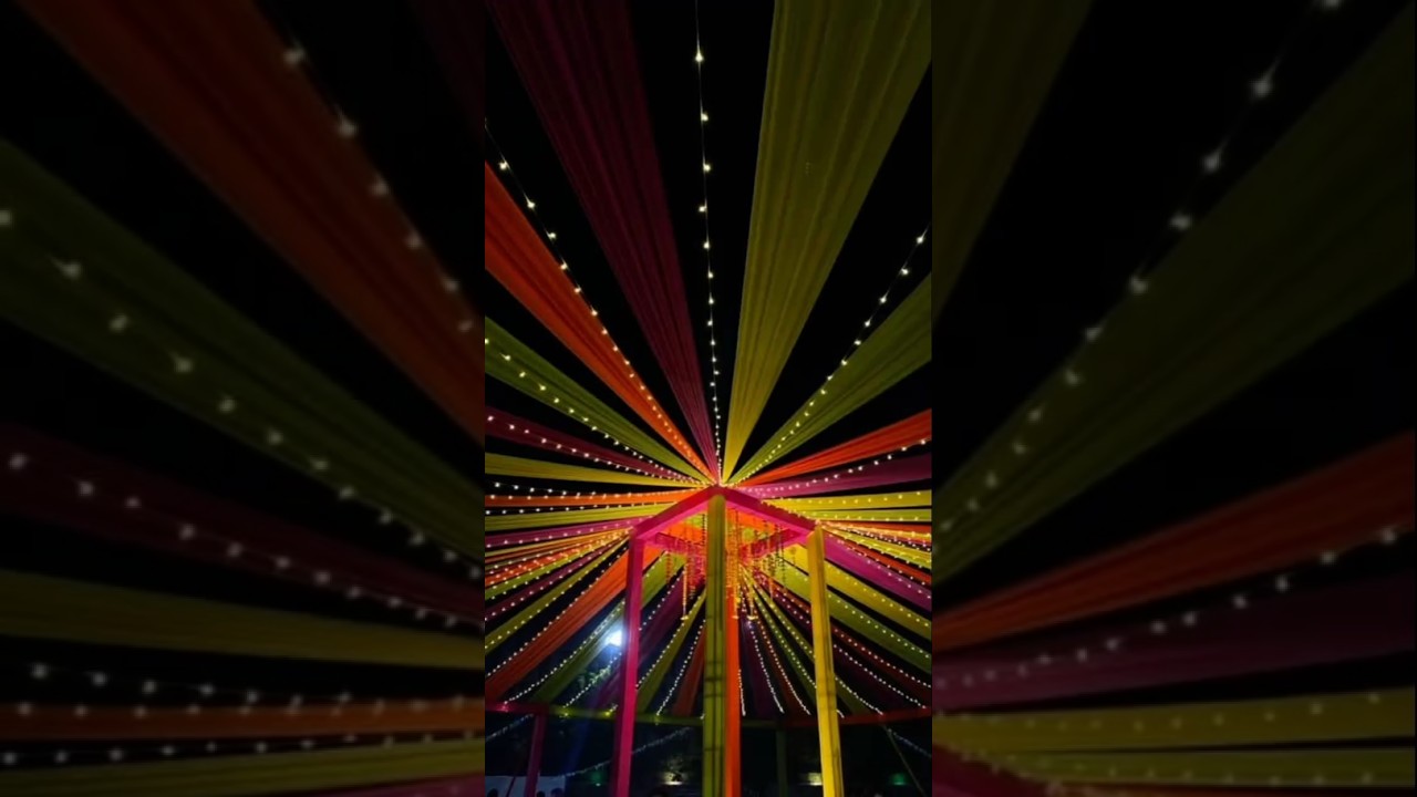 Ramboo Tent House Decoration Lighting Sajawat  || #rainbowsixsiege #wedding