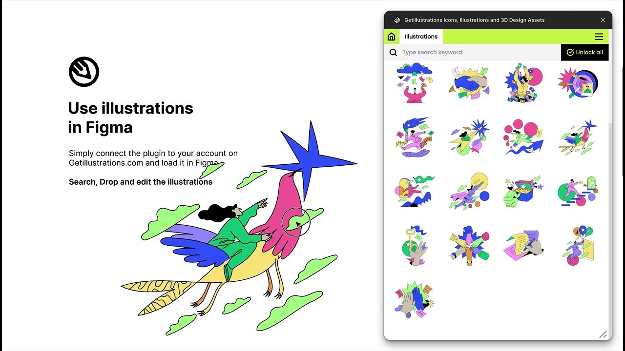 Getillustrations Figma Plugin