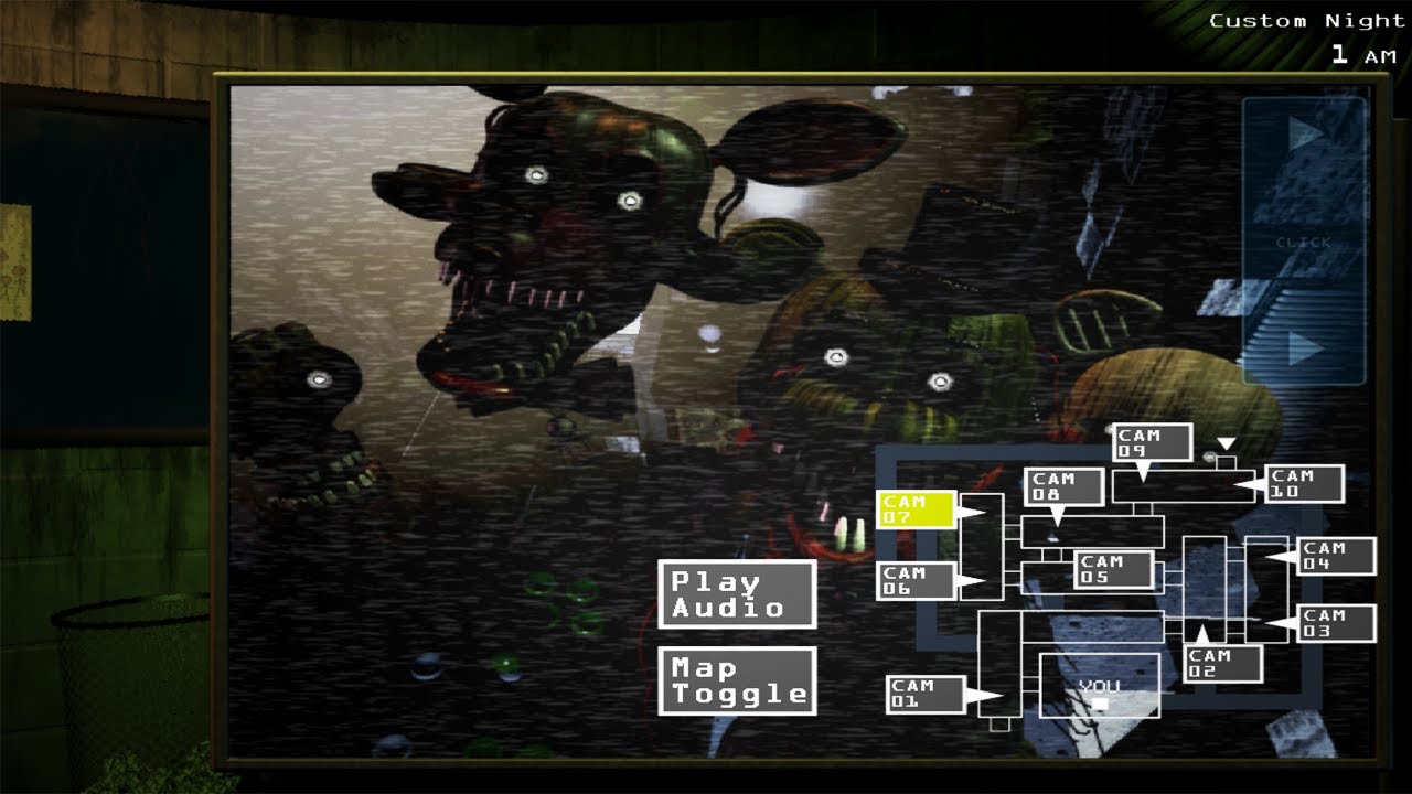 Phantom Animatronics was merged in FNaF 3... (FNaF 3 Mods)