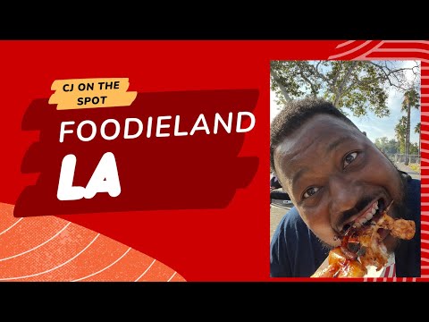 CJ on the Spot: Foodieland LA!!!! Food Fest!!! BBQ Squid??? Best Bread Pudding??? Food Review!!!