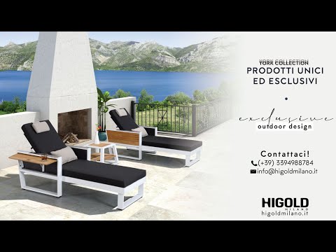 Lettini Higold Milano - Arreda il tuo giardino con stile - Tavoli, salotti e lettini da esterno