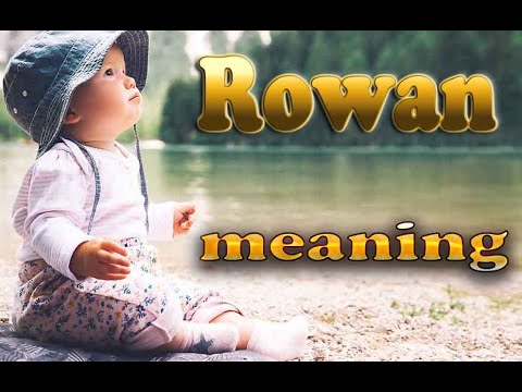 Rowan Origin and Meaning , baby names 2022 video
