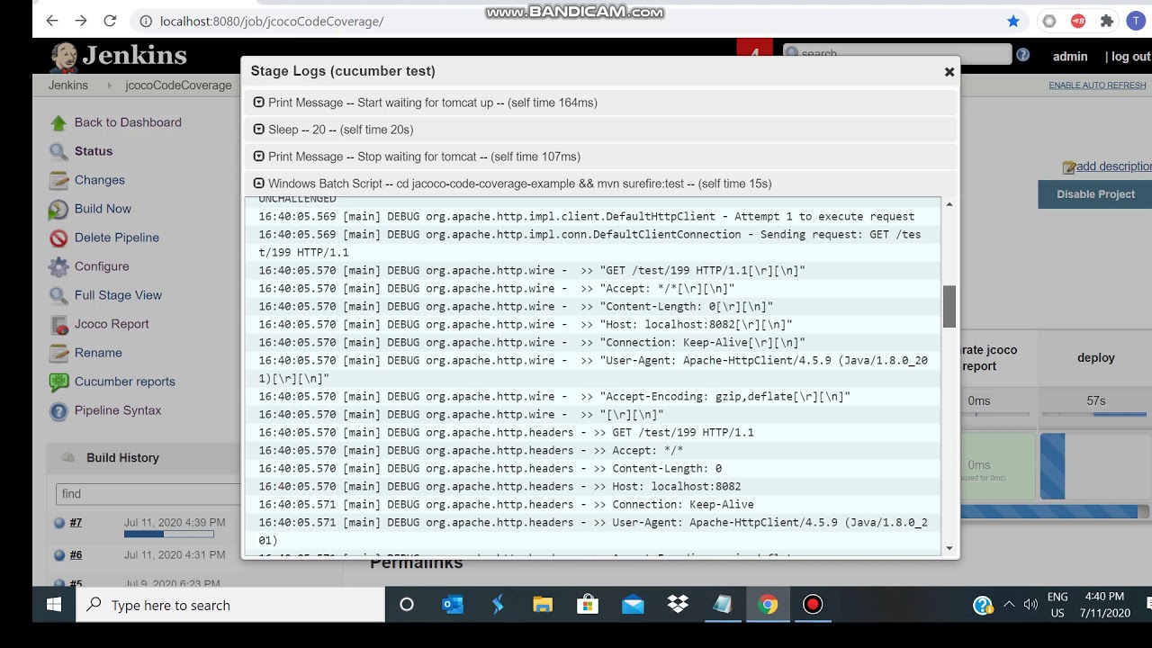 Devops  implementation of Java Microservices with JCOCO Code Coverage