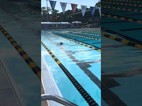 Robert Beach, age 93, swim finish for 1500 freestyle! 🔥