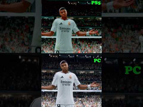 PS5 Vs PC #fc25 #ps5 #pc #gaming #gamingpc #fifa #mbappe #eafc25 #easportsfc #football