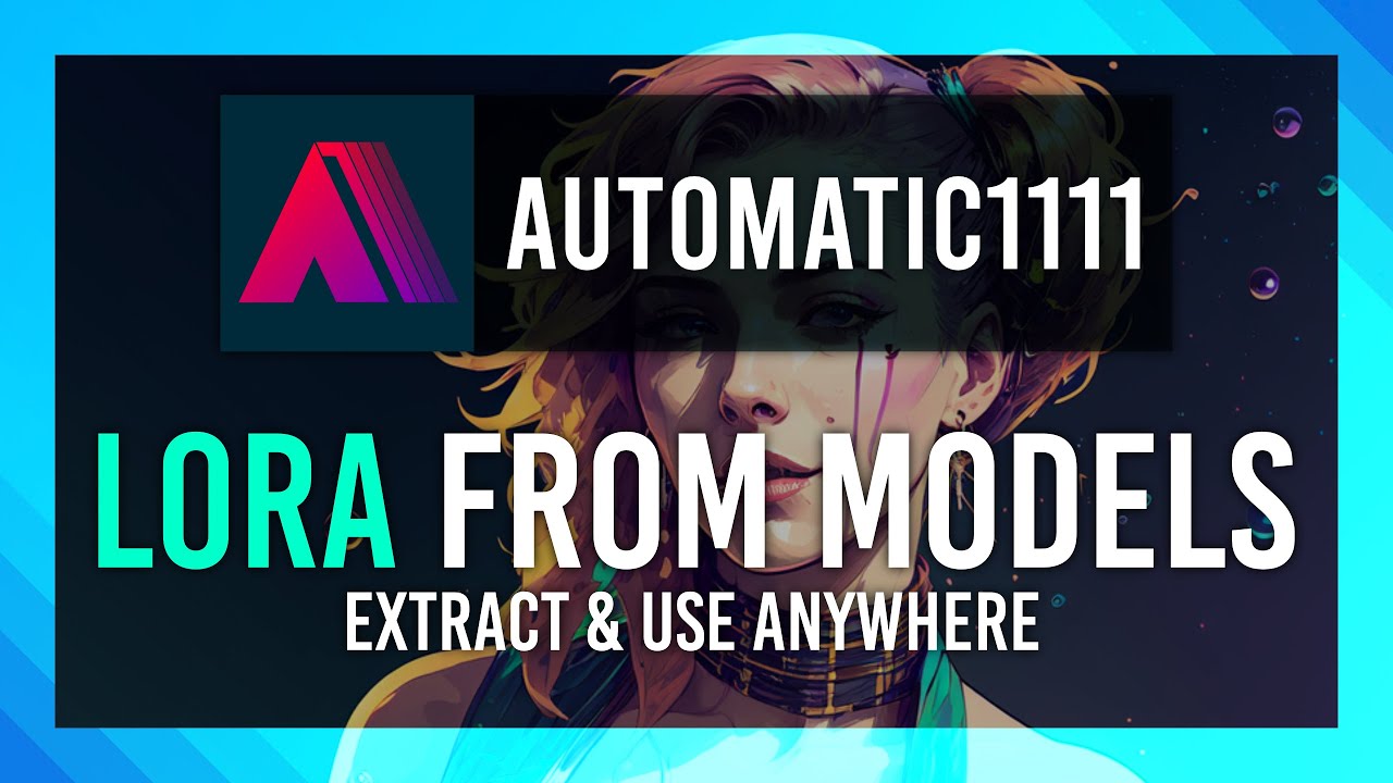 Convert Model to LoRA 😍 HUGE Space Savings + Use Styles ANYWHERE
