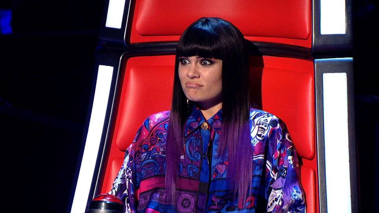 Jessie J pulls lots of funny faces on The Voice - video - The Mirror