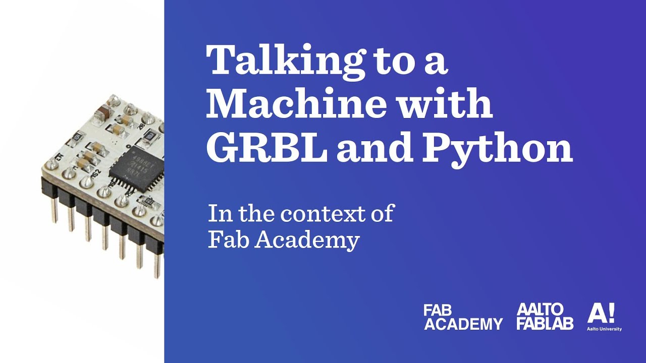 Talking to a Machine Using GRBL and Python