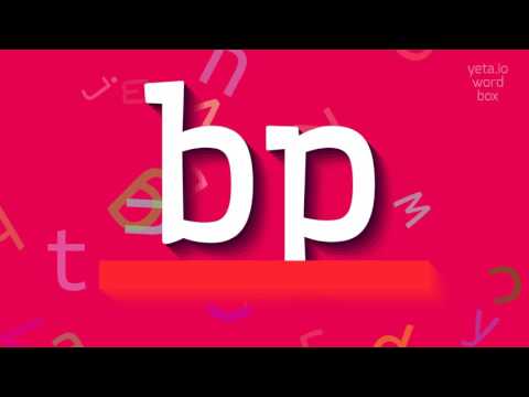 How to say "bp"! (High Quality Voices)