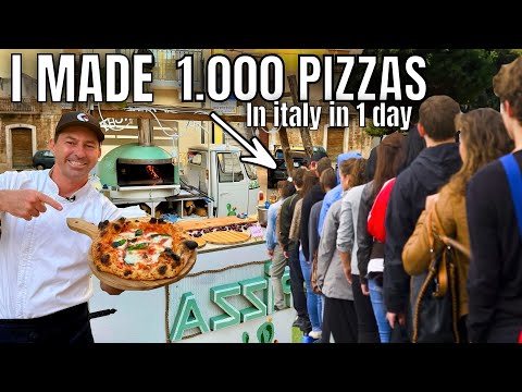 HOW ACTUALLY MADE 1.000 PIZZAS in 1 day | 1 Year Project