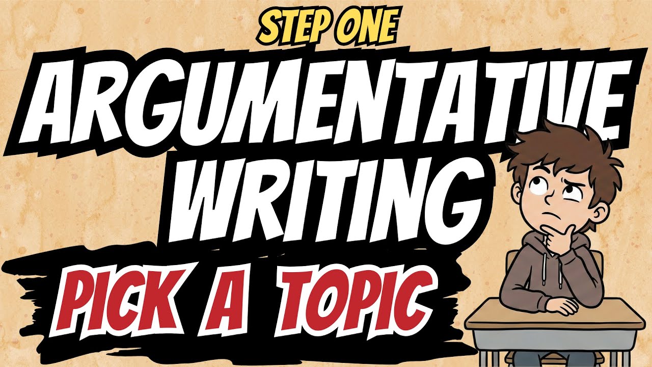 Argumentative Writing - Step 1: Topics & Subtopics