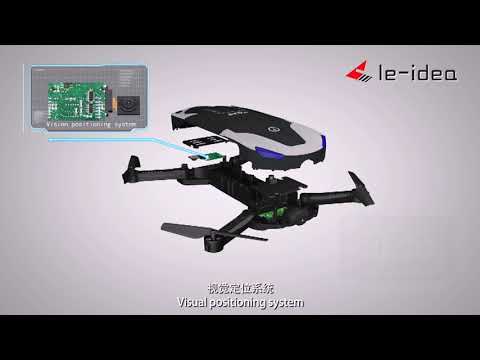 IDEA8 pocket selfie drone with optical flow