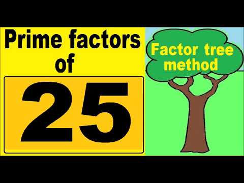 Prime factors of 25.