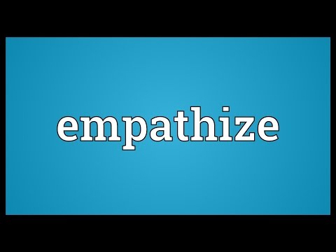 Empathize Meaning