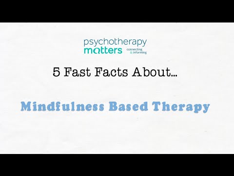 Mindfulness Based Therapy