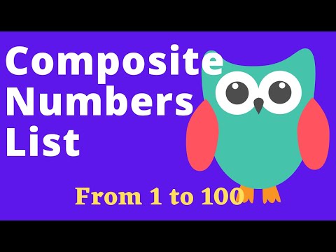 Composite Numbers List - From 1 to 100 For Kids (& Adults) Math Help - Math Practice
