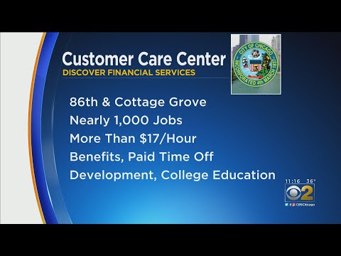 Discover Bringing 1,000 Jobs To Chatham At New Customer Care Center