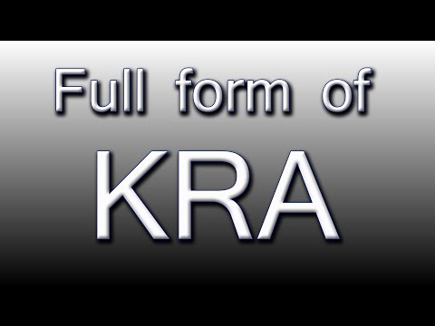 Full form of KRA