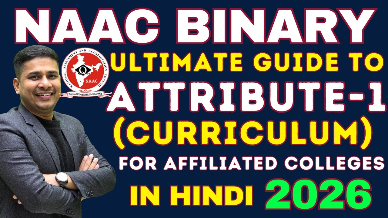 NAAC Binary Accreditation 2026 Deep Dive into Attribute 1 (Curriculum) #naac #binaryaccreditation