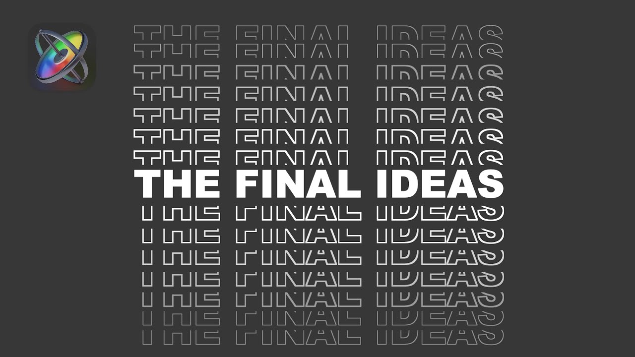 Stroke Text Effect - Apple Motion Tutorial | The Final Ideas