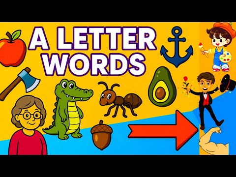 Words That Start With A | Words Starting With Letter A | A Letter Words | Letter A