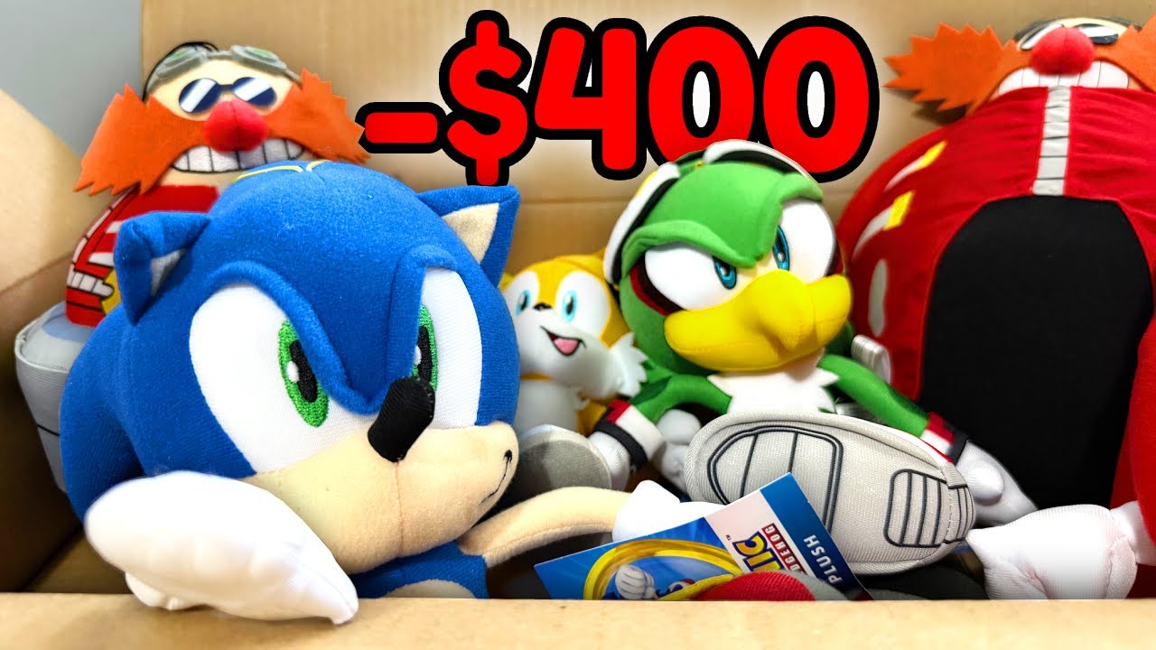 HUGE SONIC PLUSH UNBOXING 2025!