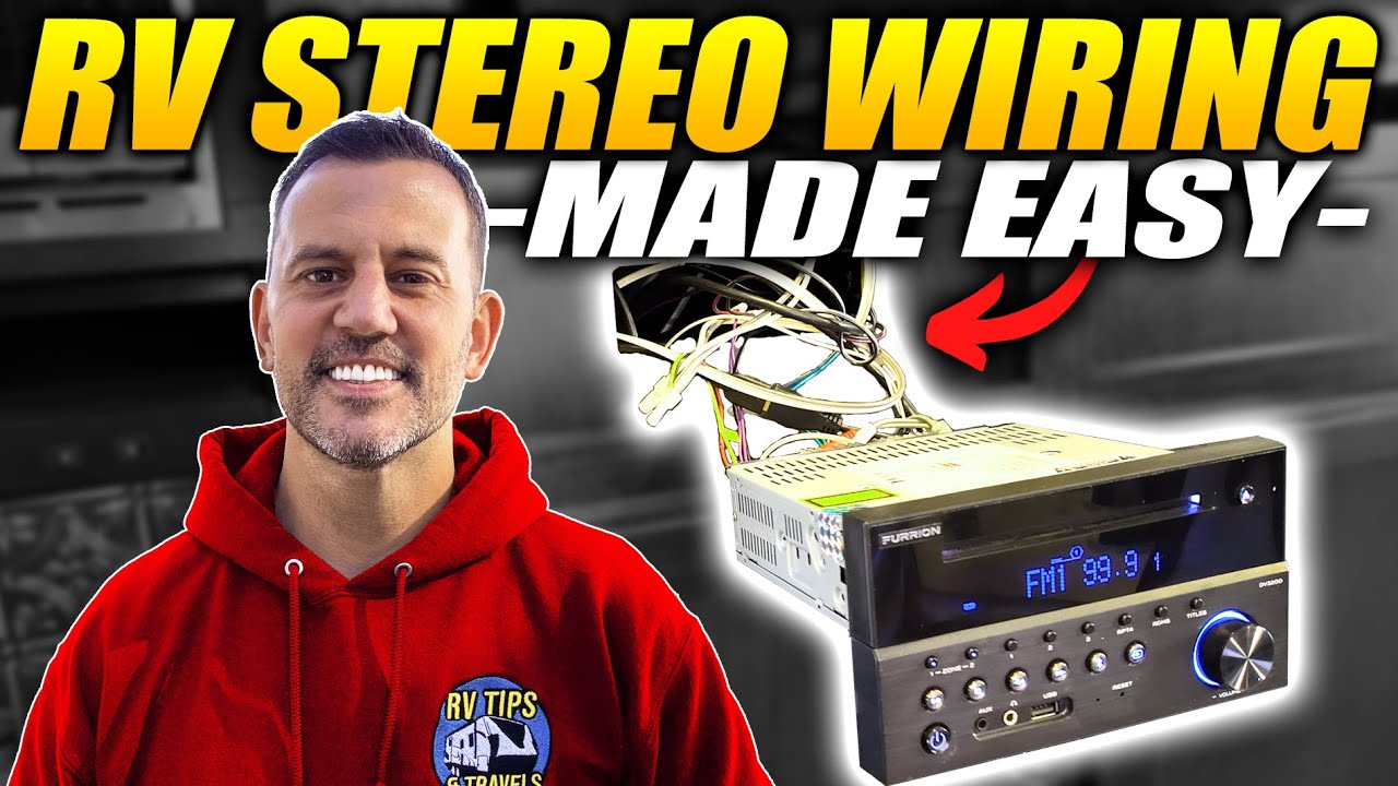 12 Volt RV Stereo / Radio Head Unit Wiring - Explained for Beginners / Newbies