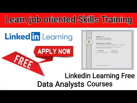 Free Data Analytics Courses with LinkedIn learning