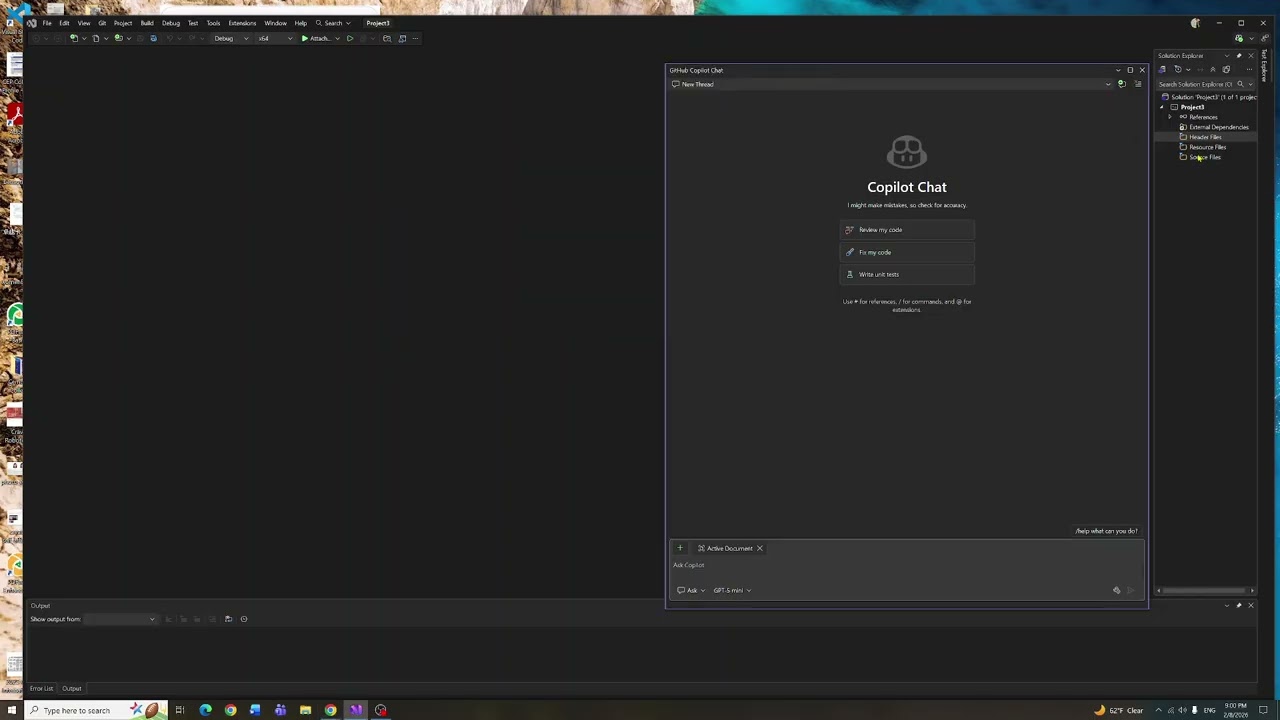 Set Up Github Copilot in Visual Studio 2026