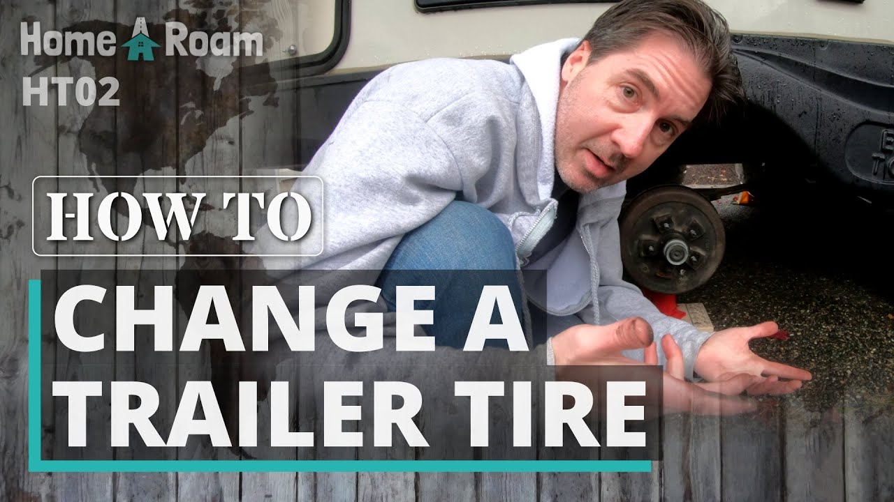 How to change a trailer tire | Safe, simple, quick method! | Home A Roam